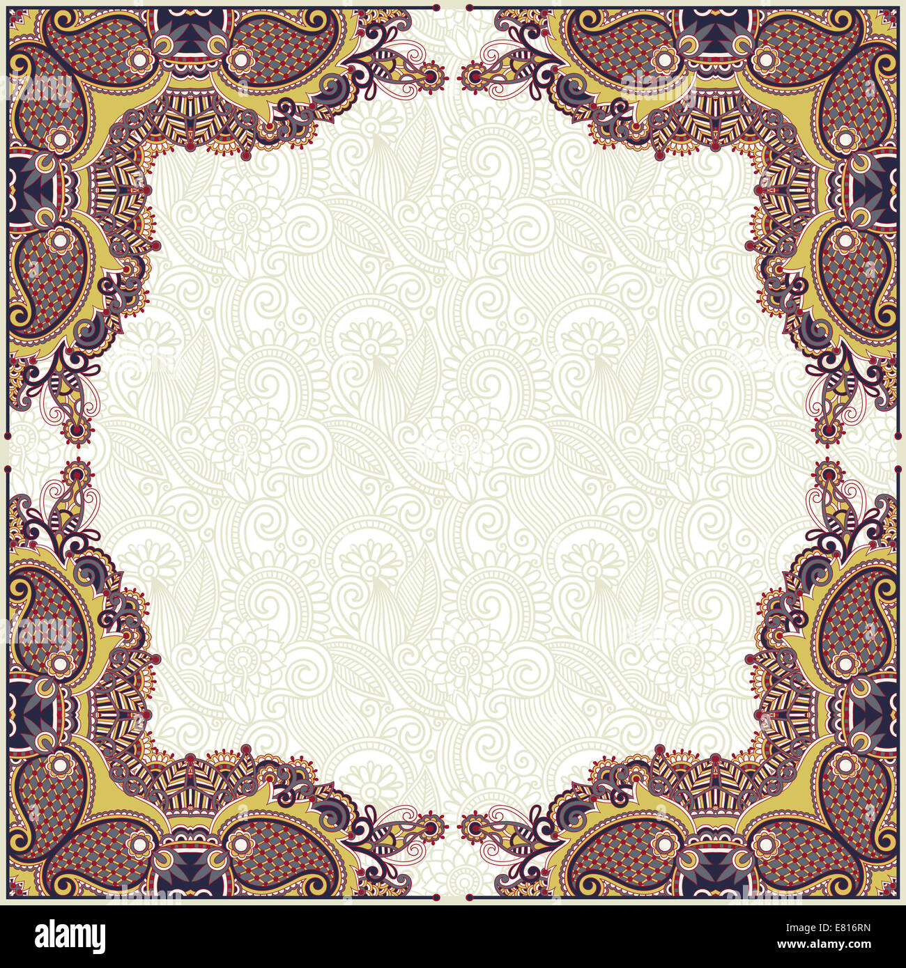 ornate card announcement Stock Photo - Alamy