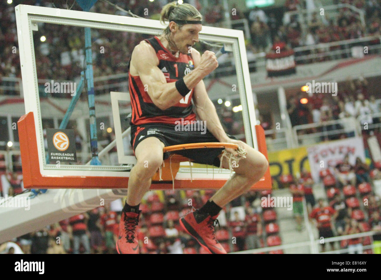 Walter Herrmann celebrates a championship for Flamengo after the second ...