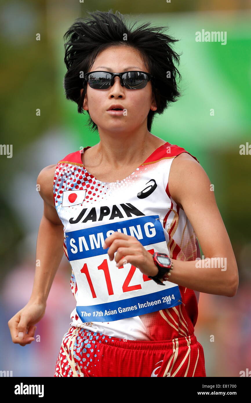 Incheon, South Korea. 28th Sep, 2014. Rei Inoue (JPN) Athletics : Women ...