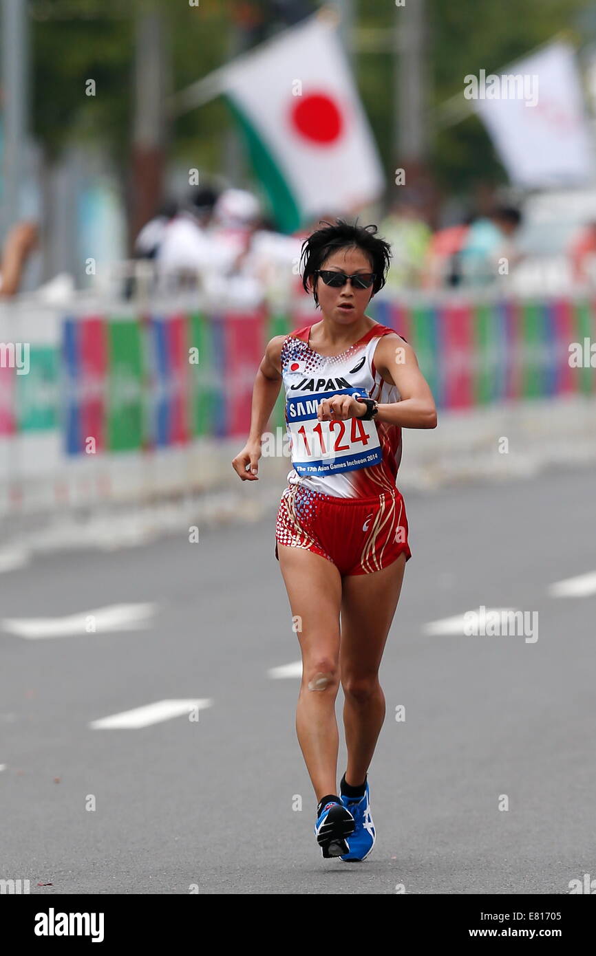 Incheon, South Korea. 28th Sep, 2014. Rei Inoue (JPN) Athletics : Women ...