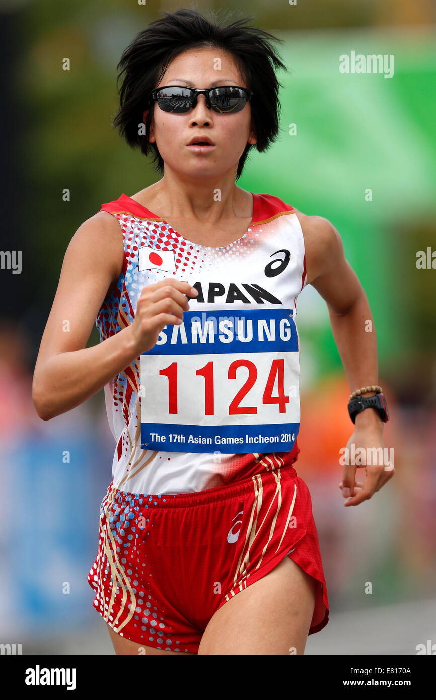 Incheon, South Korea. 28th Sep, 2014. Rei Inoue (JPN) Athletics : Women ...