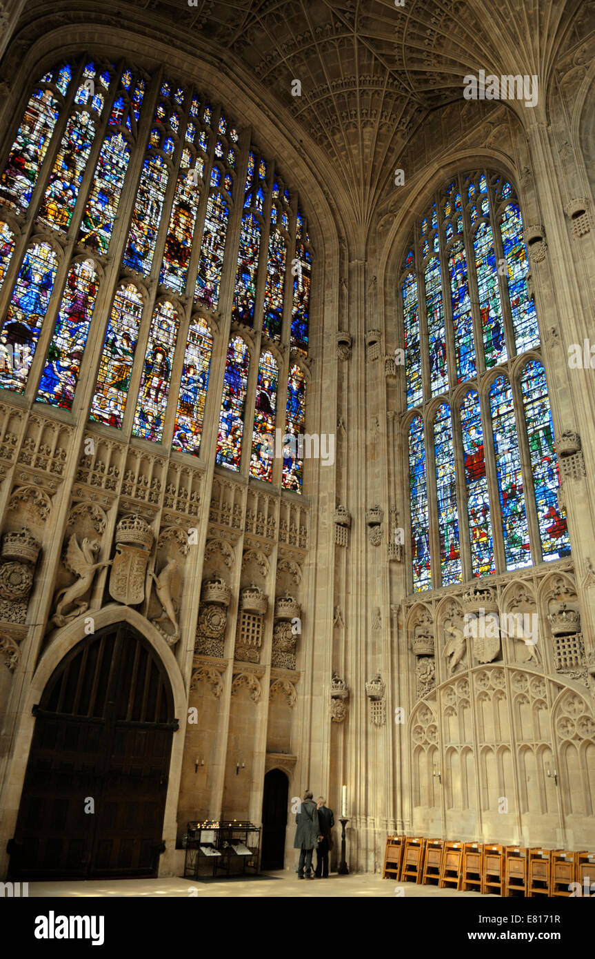 The interior of Kings College Chapel, Cambridge, England Stock Photo - Alamy