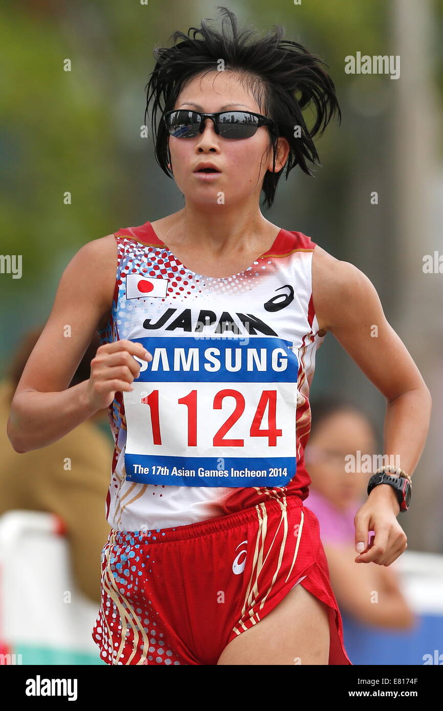 Incheon, South Korea. 28th Sep, 2014. Rei Inoue (JPN) Athletics : Women ...