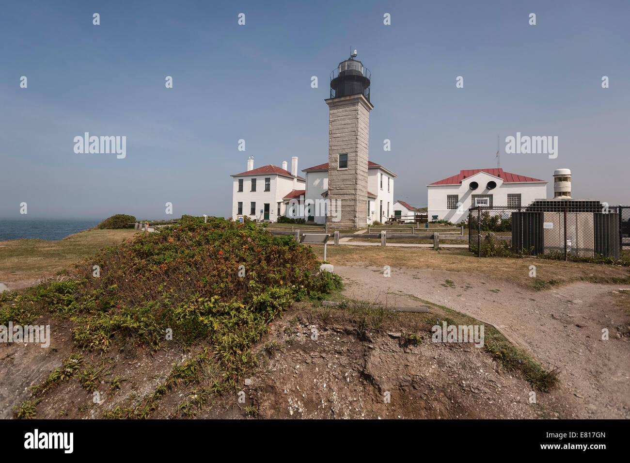 Beavertail lighthouse 1749 hi-res stock photography and images - Alamy
