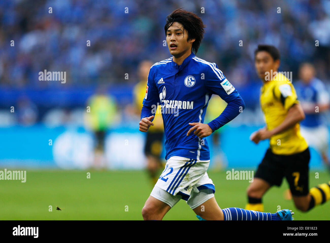Gelsenkirchen, Germany. © D. 27th Sep, 2014. Atsuto Uchida (Schalke ...