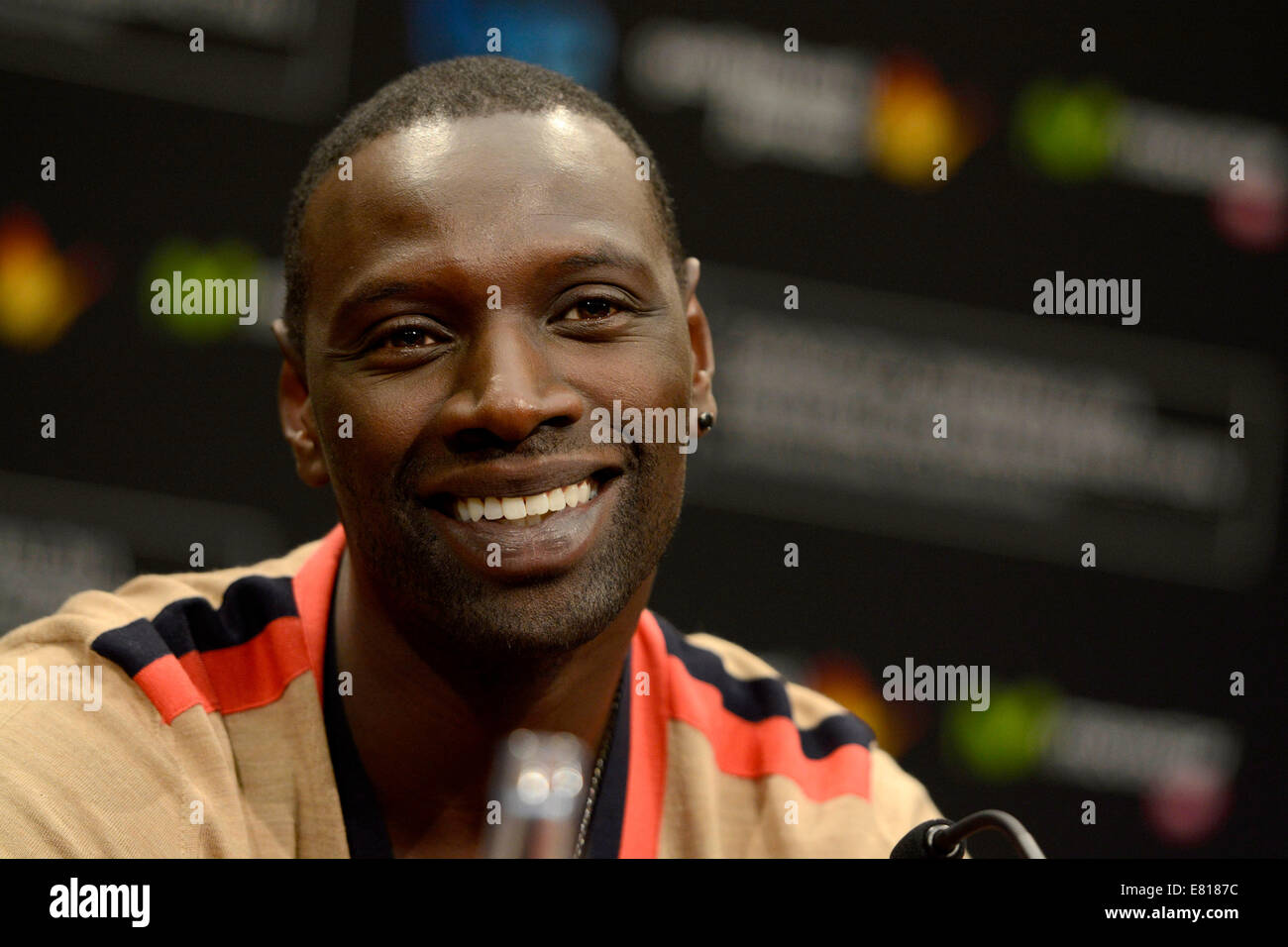 Omar Sy during the 'Samba' press conference at the 62nd San Sebastian ...