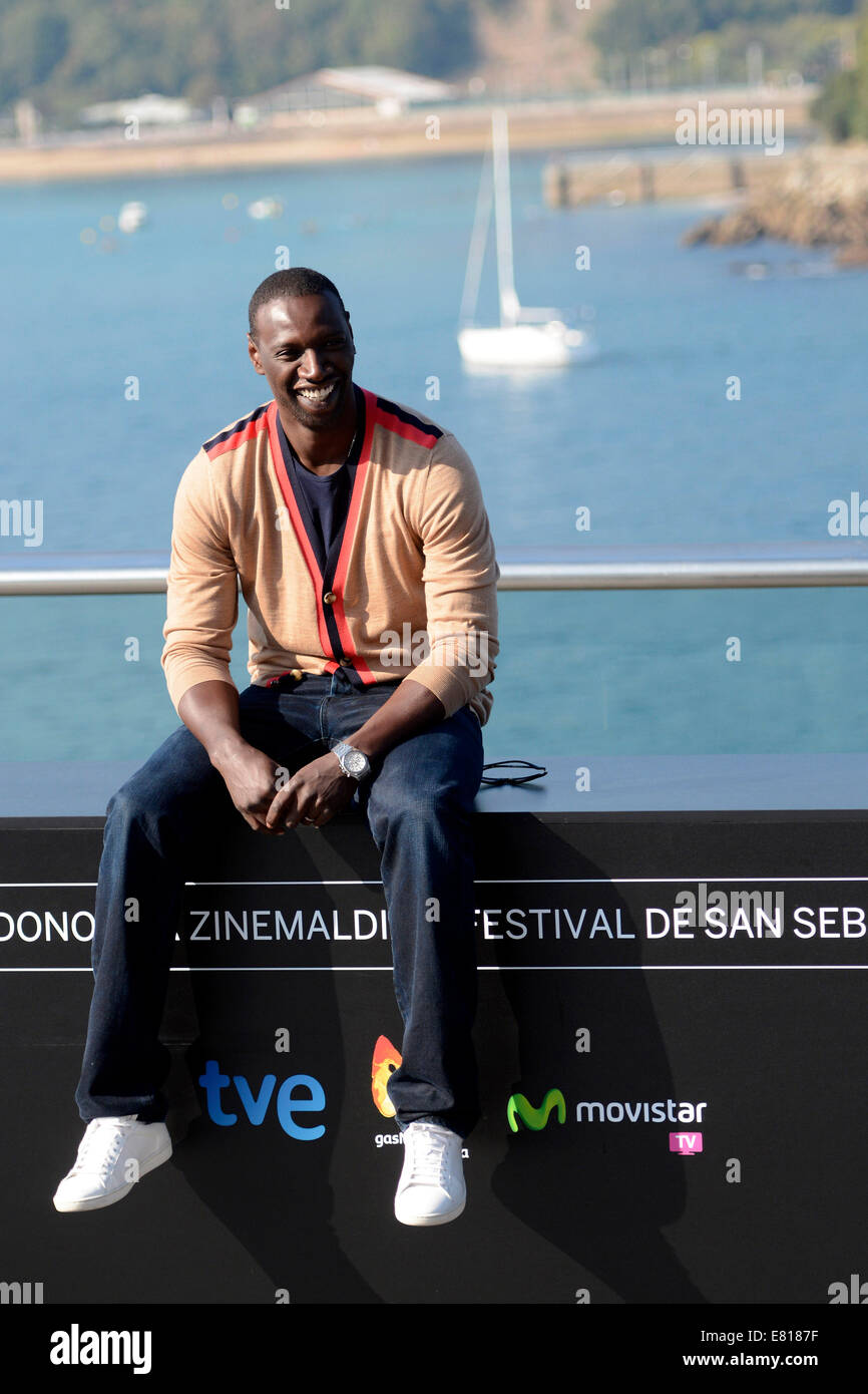 Omar Sy during the 'Samba' photocall at the 62nd San Sebastian ...