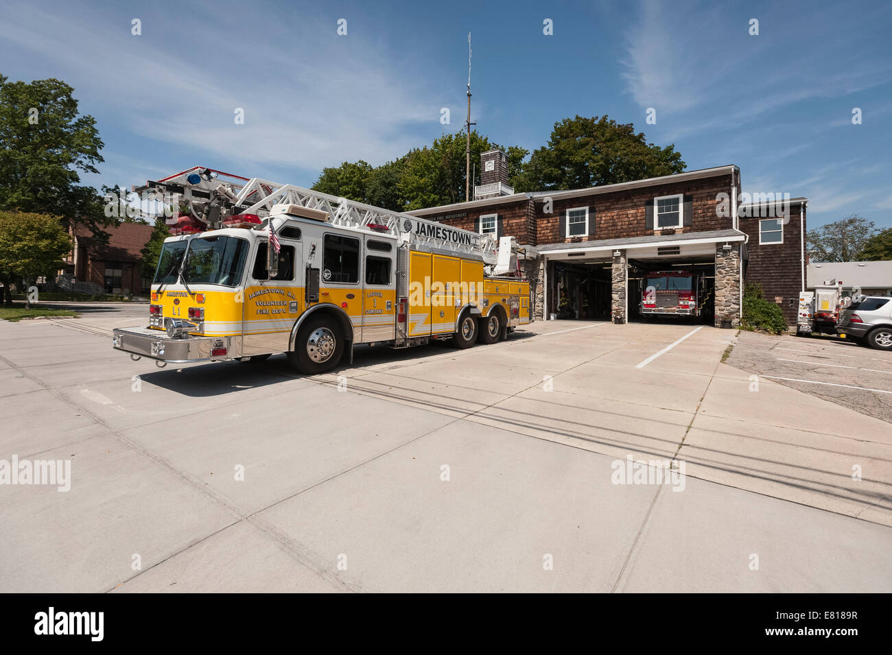 Jamestown, Rhode Island Fire Department Station and apparatus Stock ...