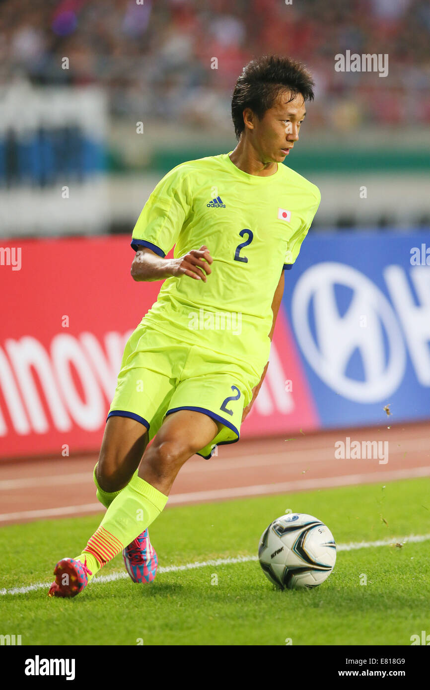 Incheon, South Korea. 28th Sep, 2014. Sei Muroya (JPN) Football/Soccer ...