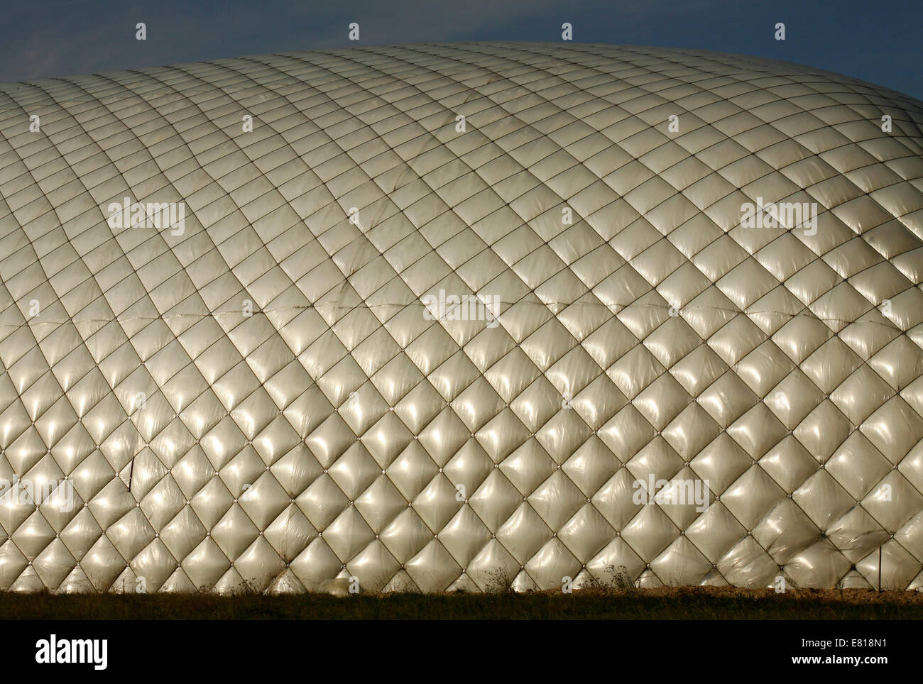Dome over soccer field Stock Photo - Alamy