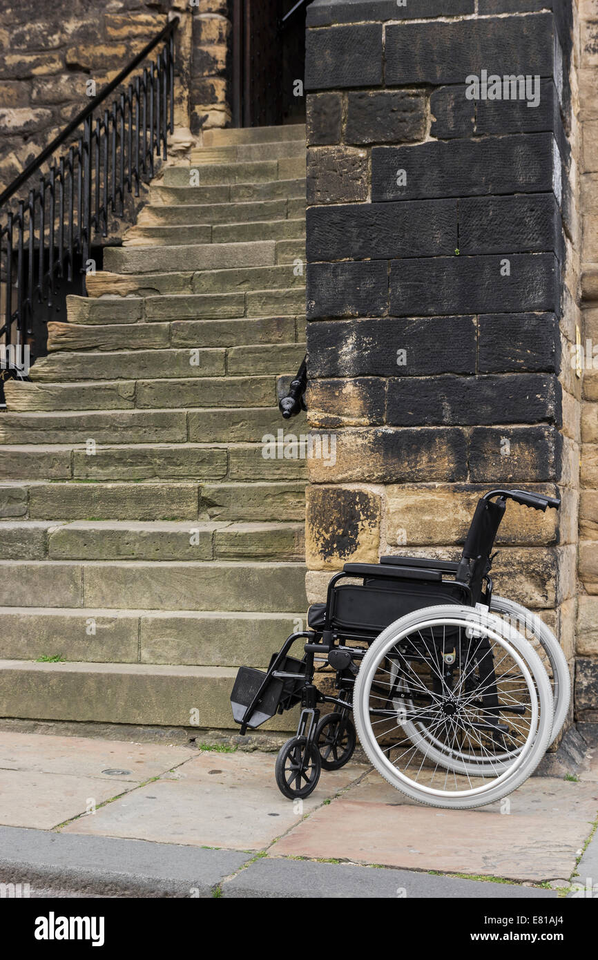 Disability access stairs hi-res stock photography and images - Alamy