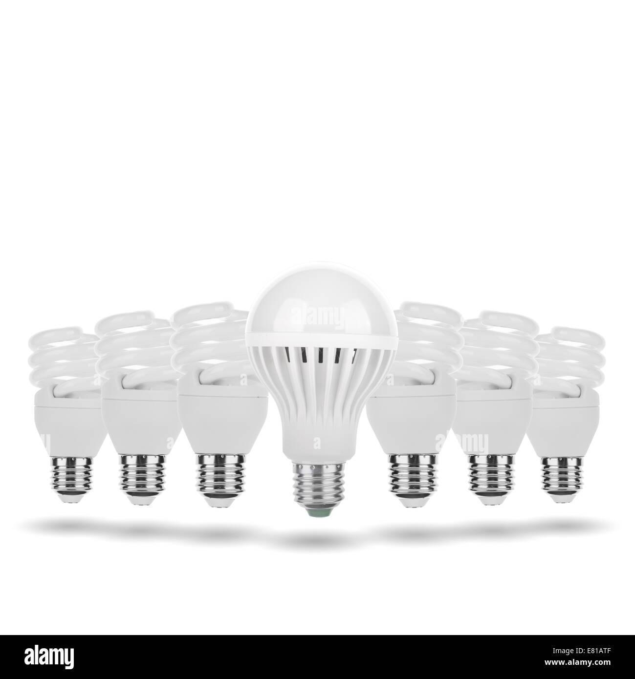 Evolution - LED Bulb, Fluorescent Bulb, Tungsten Bulb, Candle Concept ...