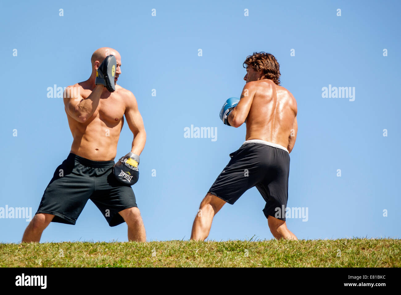 Miami Beach Florida,South Pointe Park,Point,boxing,training,boxer ...
