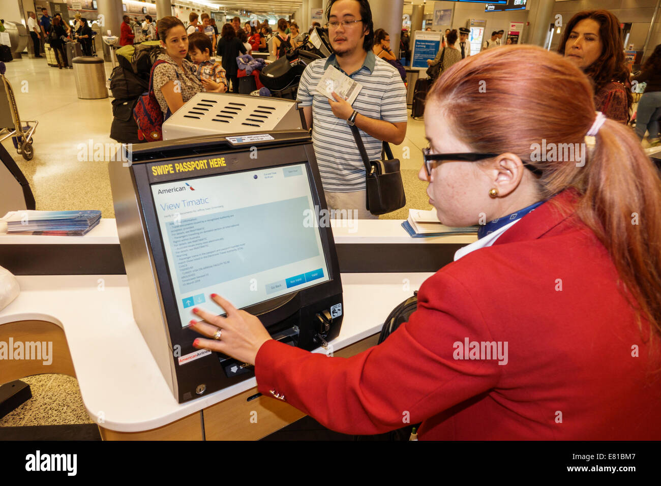 Miami Florida,International Airport,terminal,American Airlines,self ...