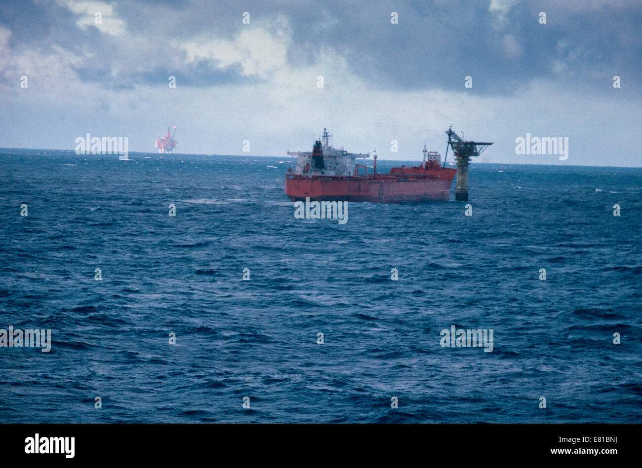Oil Tanker Ship in the North Sea Stock Photo - Alamy