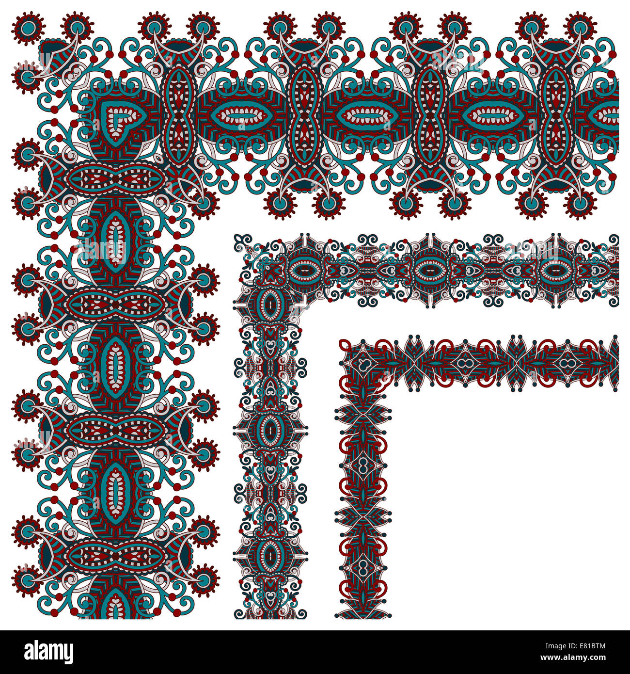 collection of ornamental floral vintage frame design Stock Photo - Alamy