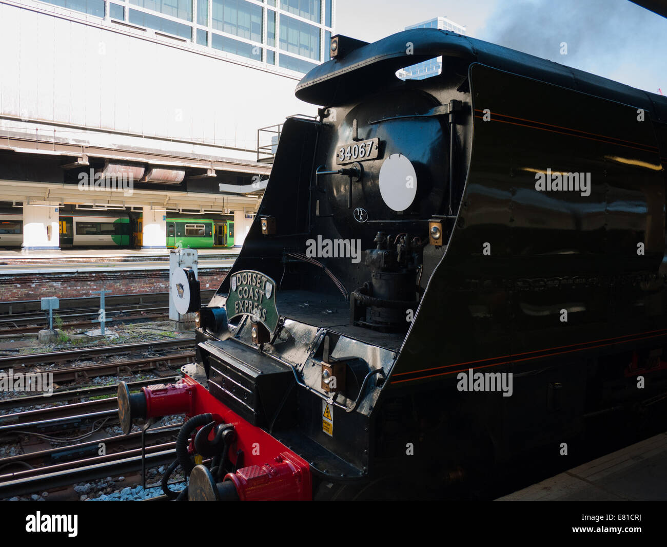 Battle of britain steam train tangmere hi-res stock photography and ...