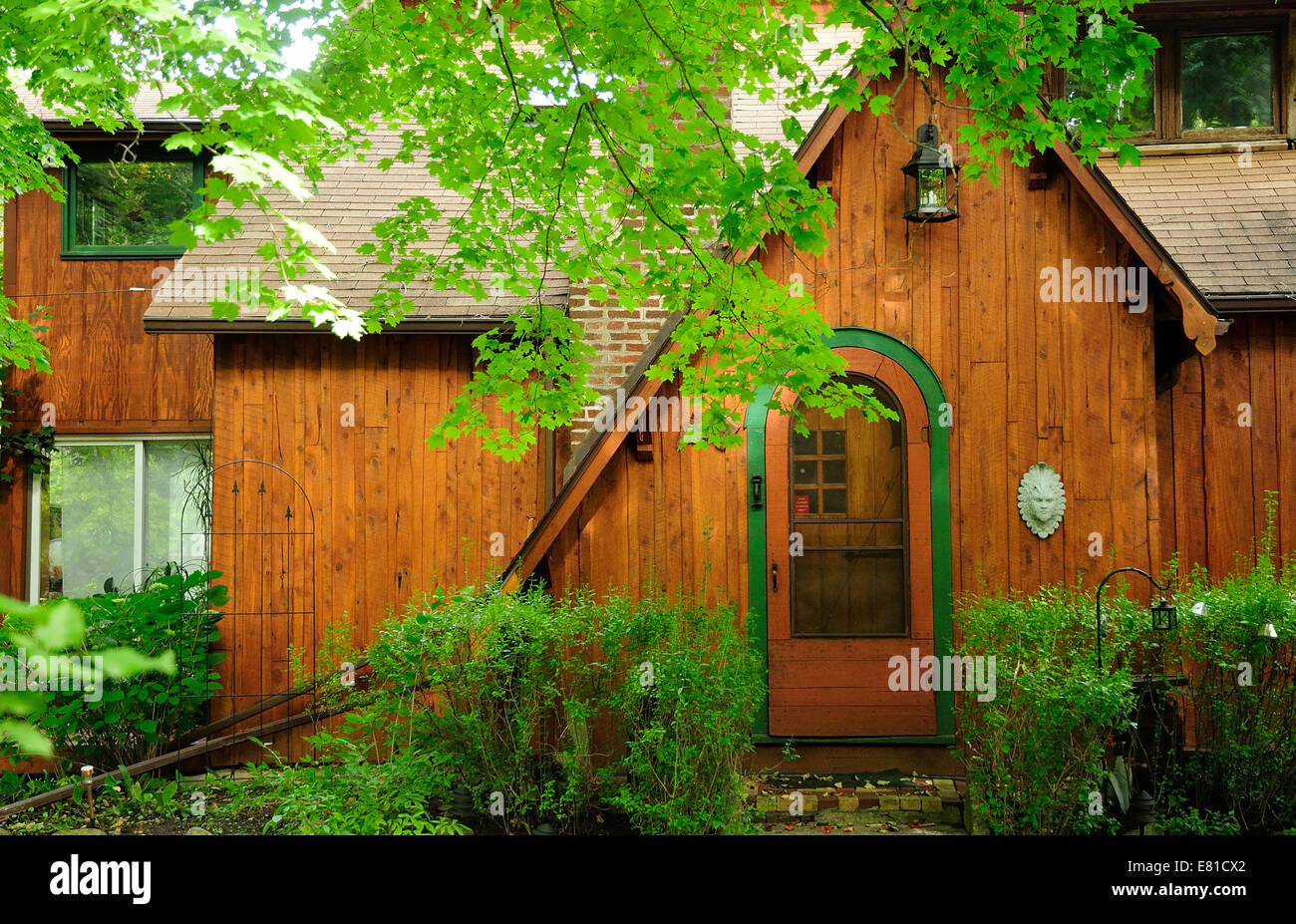 Unique house exterior Stock Photo - Alamy