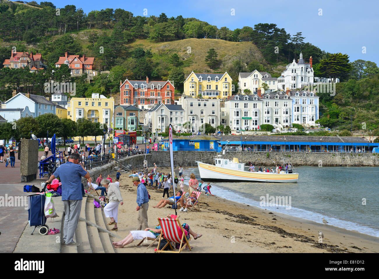 Beach view, Llandudno, Conwy County Borough (Bwrdeistref Sirol Conwy ...