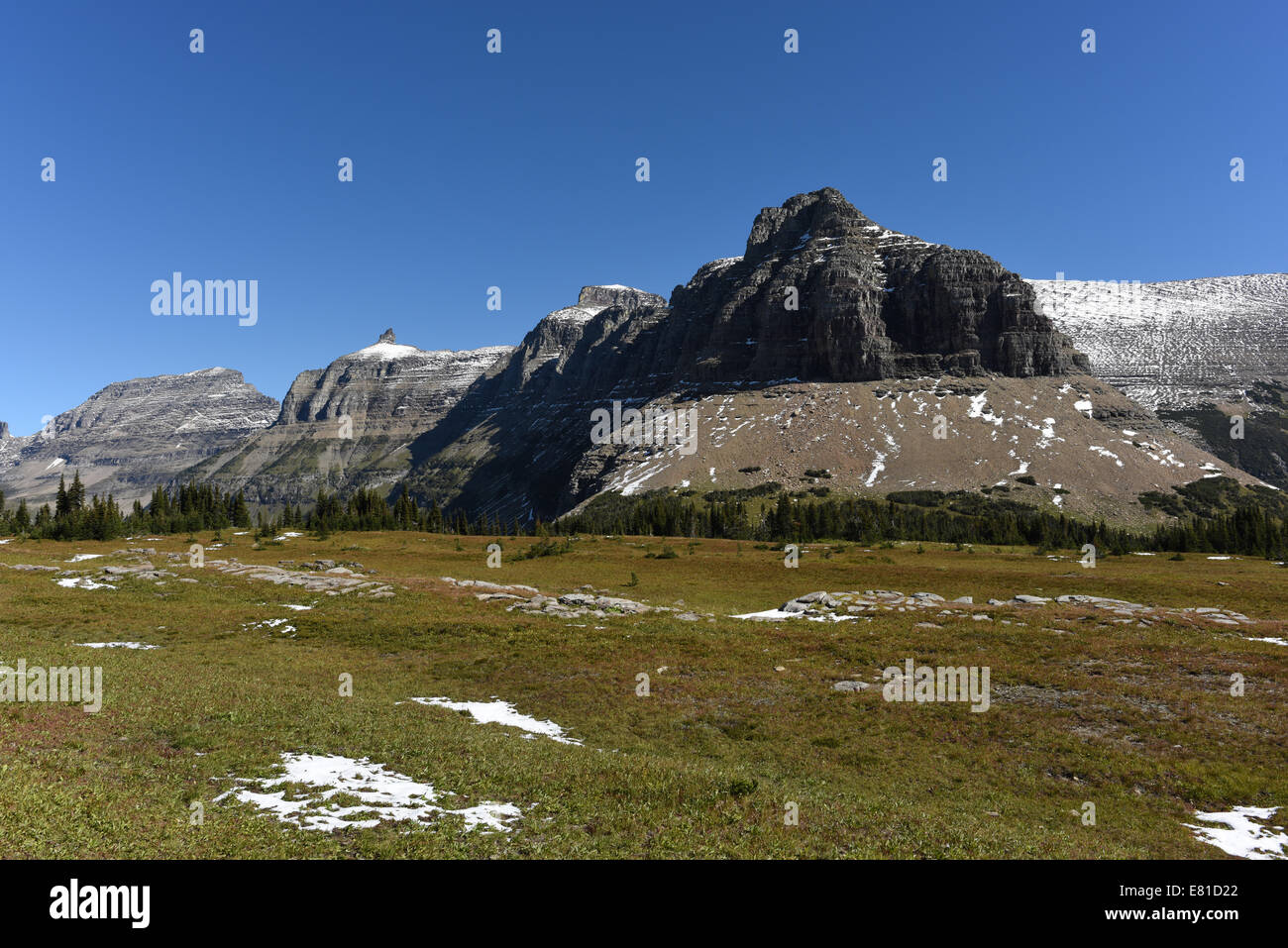 View from Logan Pass and the Hidden Lake Nature Trail in Glacier ...