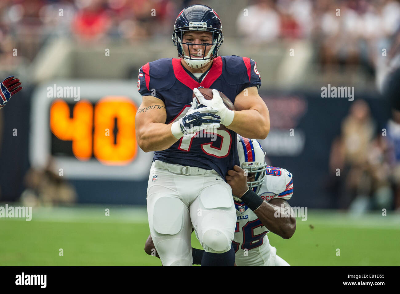 Houston, Texas, USA. 28th Sep, 2014. Houston Texans fullback Jay Prosch ...