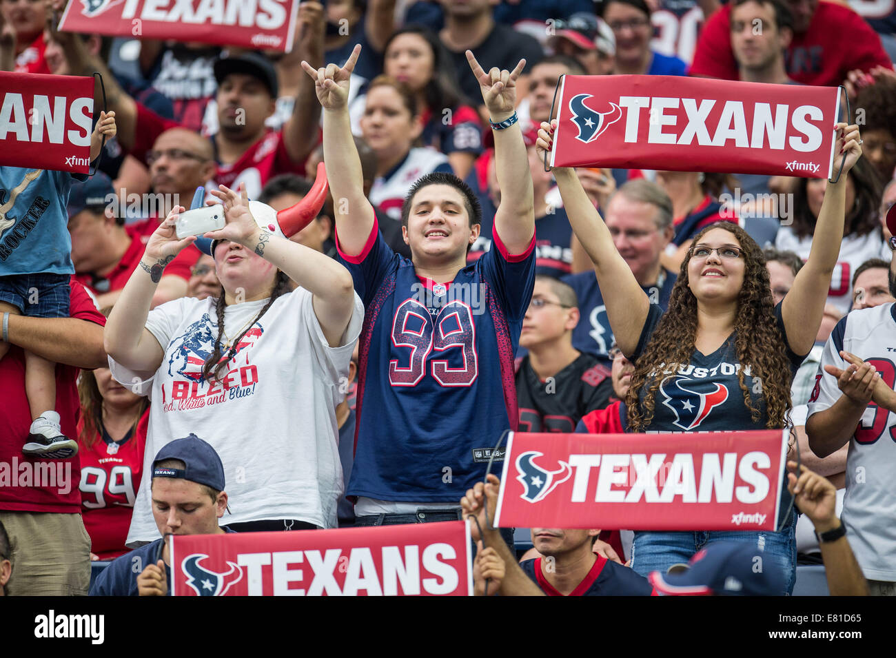 Houston texans fans hi-res stock photography and images - Alamy