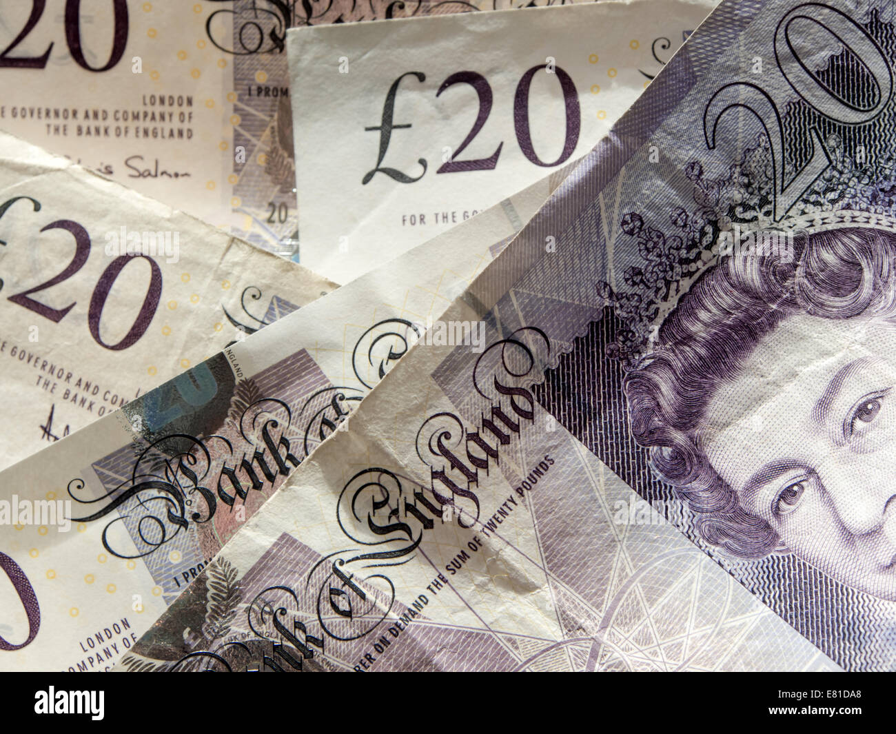 Twenty pounds note hi-res stock photography and images - Alamy