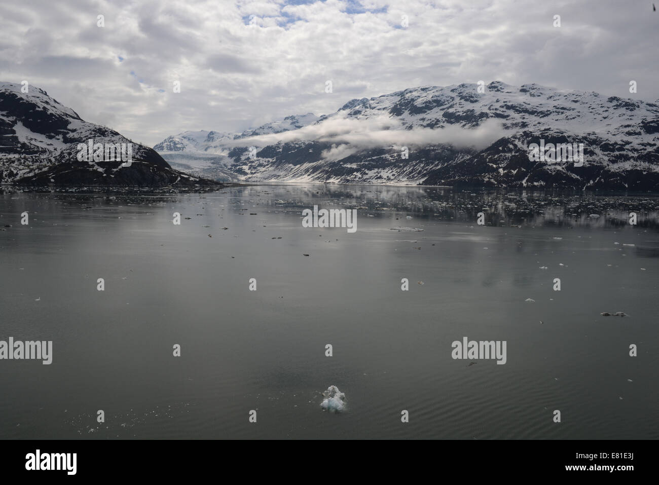 Ice bergs and glaciers in Glacier Bay, Alaska, USA. Water and ice ...