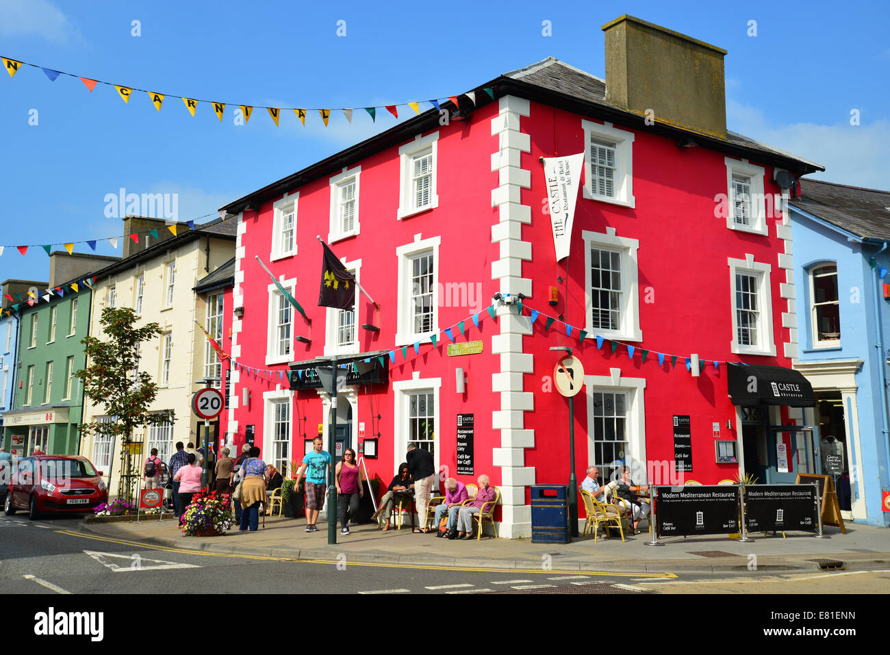 Castle Hotel, Market Street, Aberaeron, Ceredigion, Wales, United ...