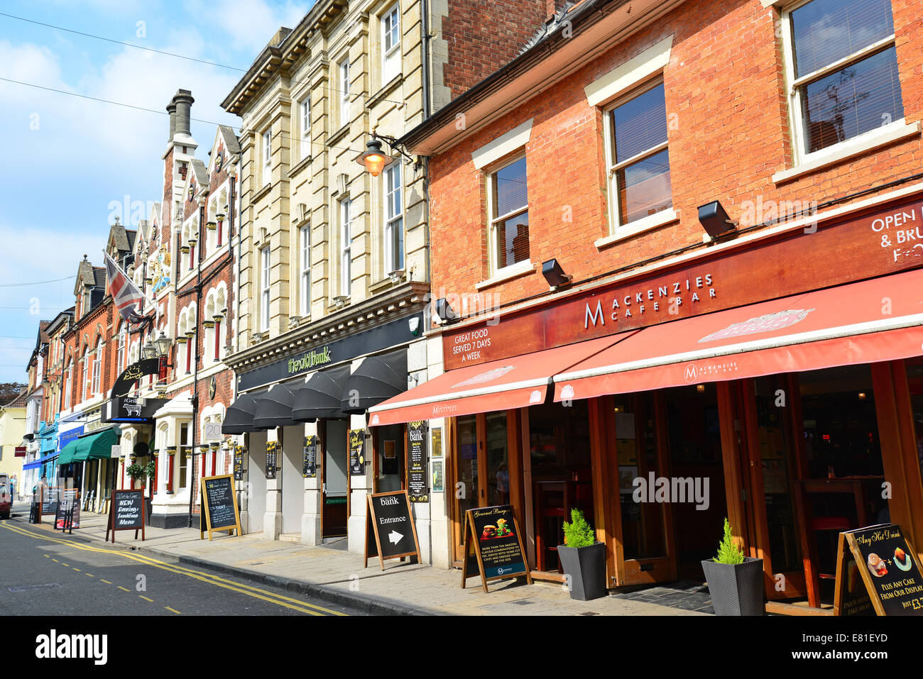 Wood Street, Old Town, Swindon, Wiltshire, England, United Kingdom ...