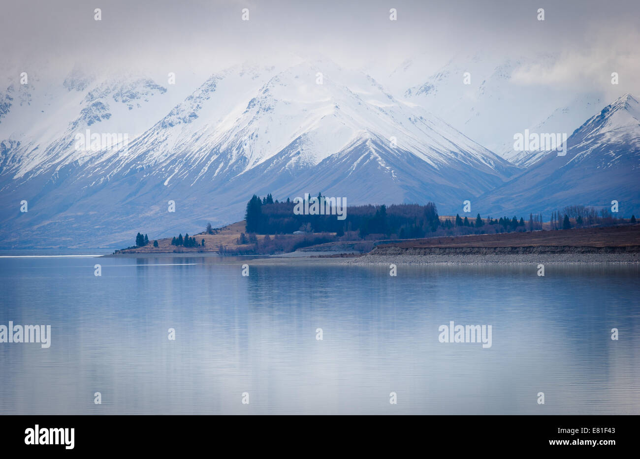Alpine Landscape, South Island, New Zealand Stock Photo - Alamy