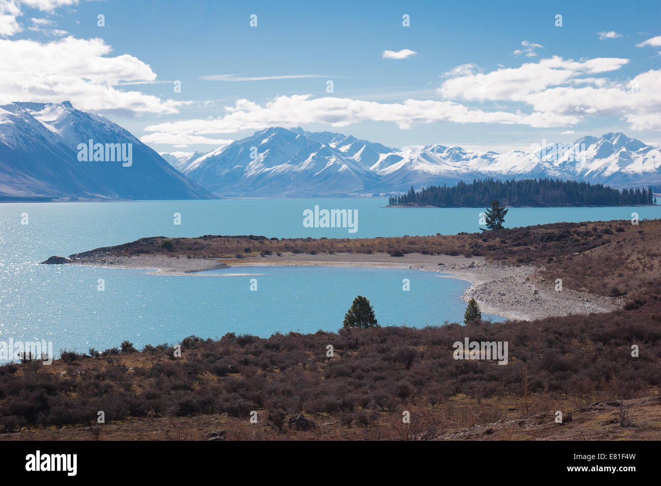 Alpine Landscape, South Island, New Zealand Stock Photo - Alamy