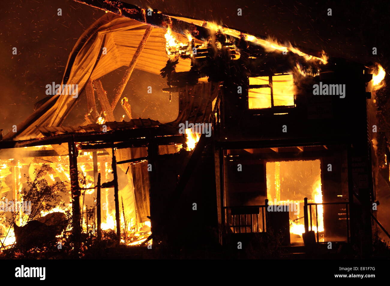Chingford, London, UK. 28th Sep, 2014. There are no reports of injuries ...