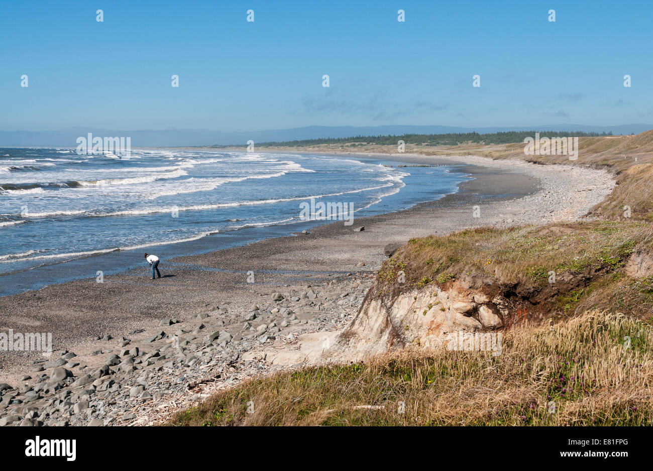 California, Crescent City vicinity, Pacific Ocean Coast, Point St ...