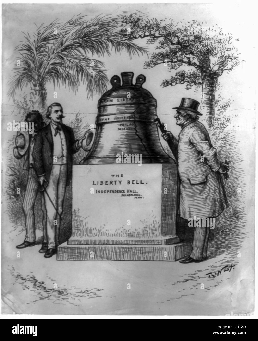 Thomas Jefferson Slavery Political Cartoon