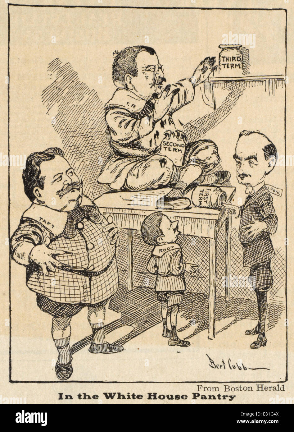 Taft And Roosevelt Cartoon