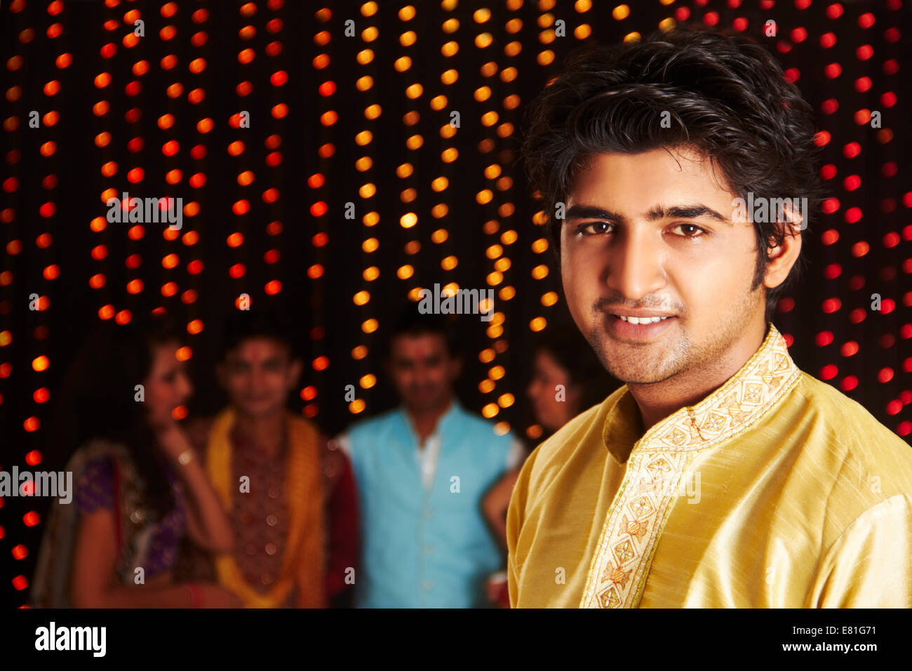 indian man diwali Festival Stock Photo - Alamy
