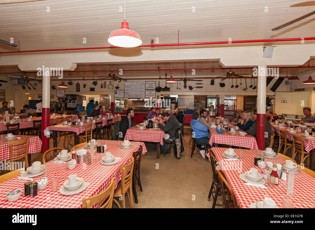 California, Samoa Cookhouse historic restaurant built 1890 Stock Photo ...