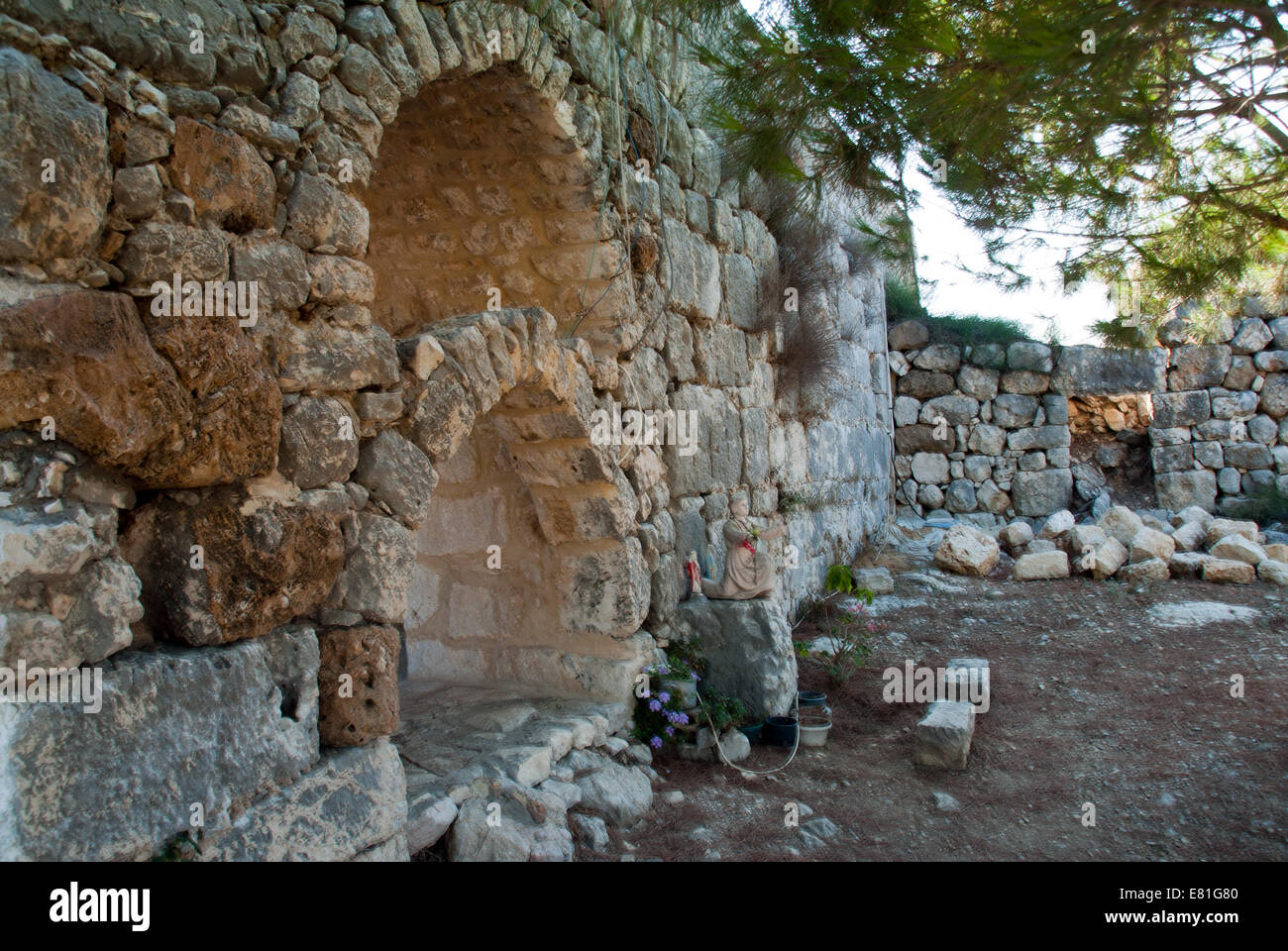 Mar Mema Church, Batroun, north Lebanon Stock Photo - Alamy