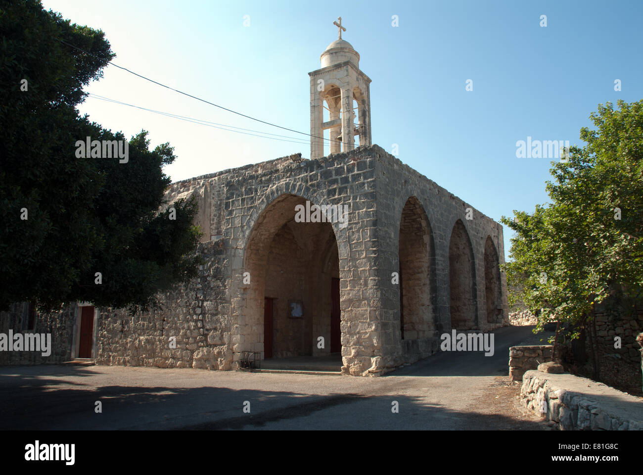 Mar Saba Church, Batroun, north Lebanon Stock Photo, Royalty Free Image ...