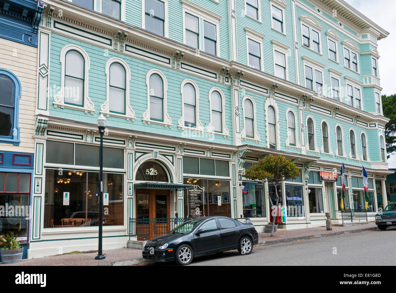 California, Eureka, Historic Hotel Vance Stock Photo - Alamy