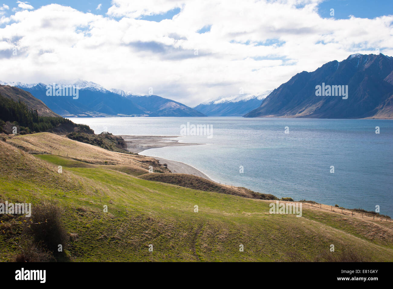 Alpine Landscape, South Island, New Zealand Stock Photo - Alamy