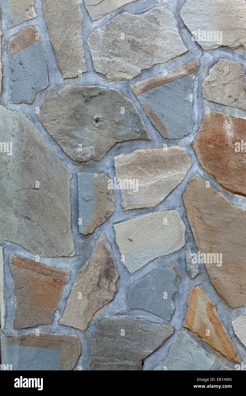 Stone texture bound with cement Stock Photo - Alamy