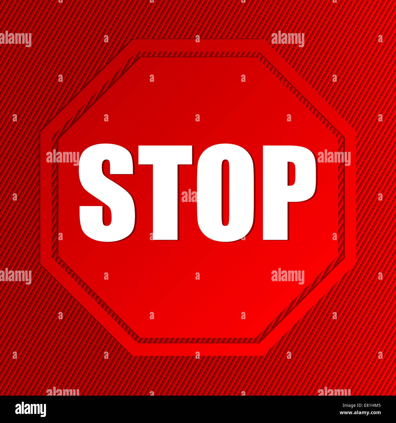Stop sign shape hi-res stock photography and images - Alamy
