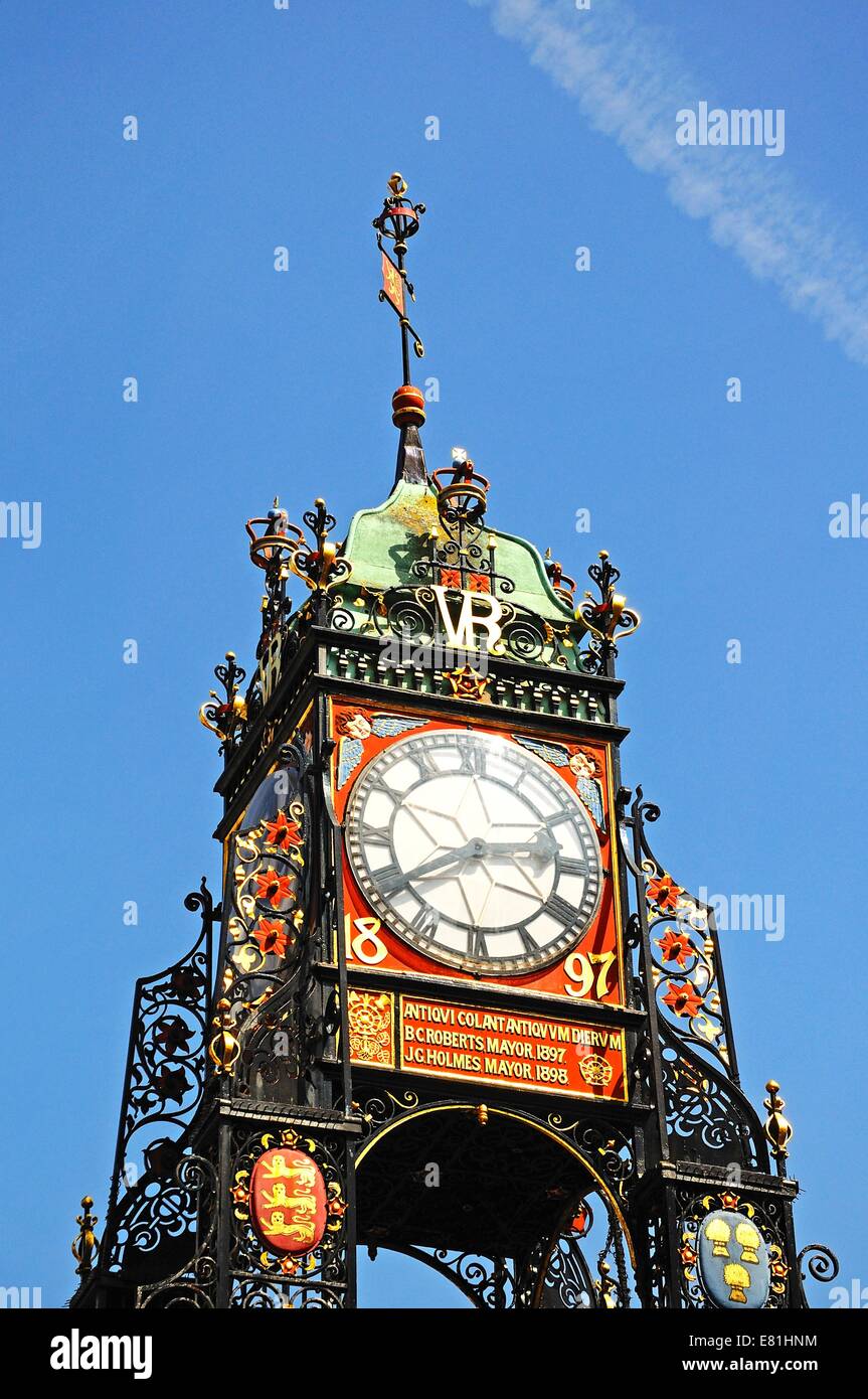 Eastgate Clock which was erected in 1899 to celebrate the diamond ...