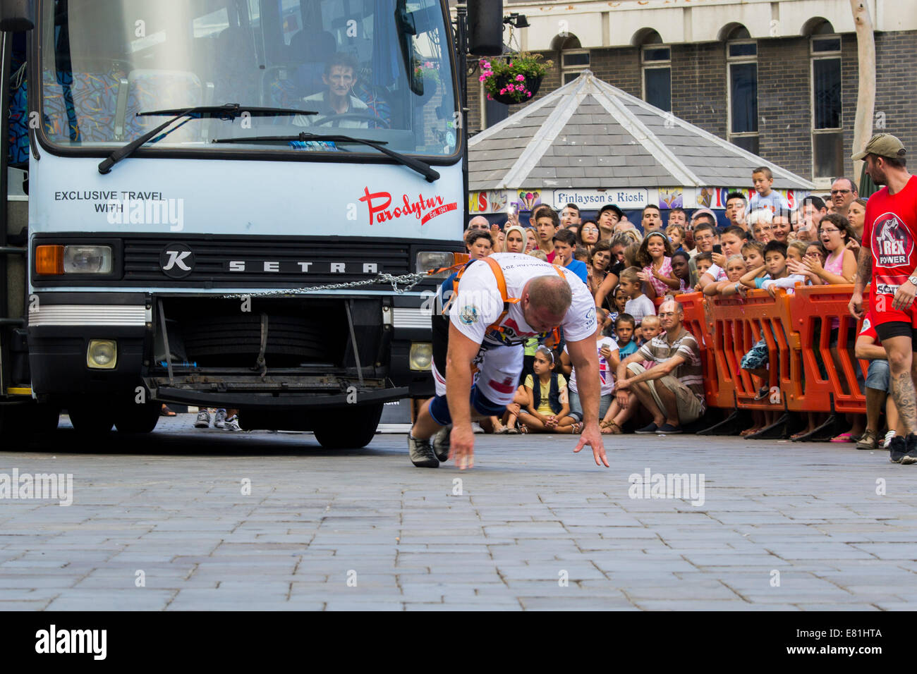 International Strongman competition in Gibraltar Stock Photo - Alamy