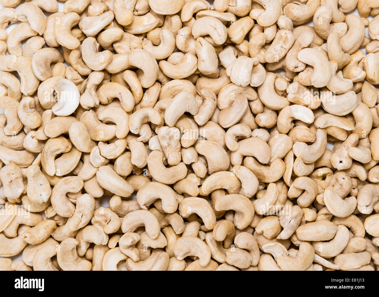 Cashew Nuts detailed close-up shot for use background image or as ...
