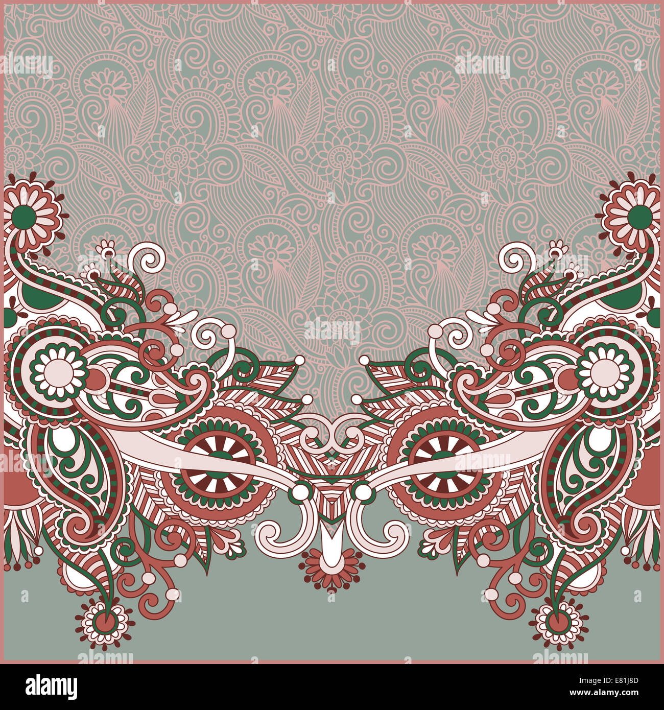 ornate card announcement Stock Photo - Alamy