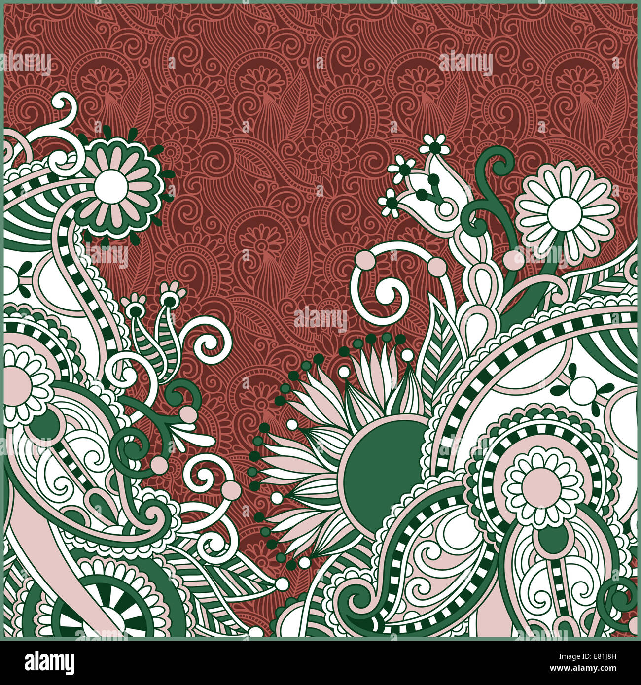 ornate card announcement Stock Photo - Alamy