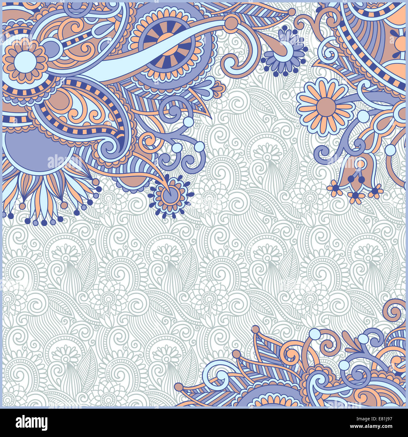 ornate card announcement Stock Photo - Alamy